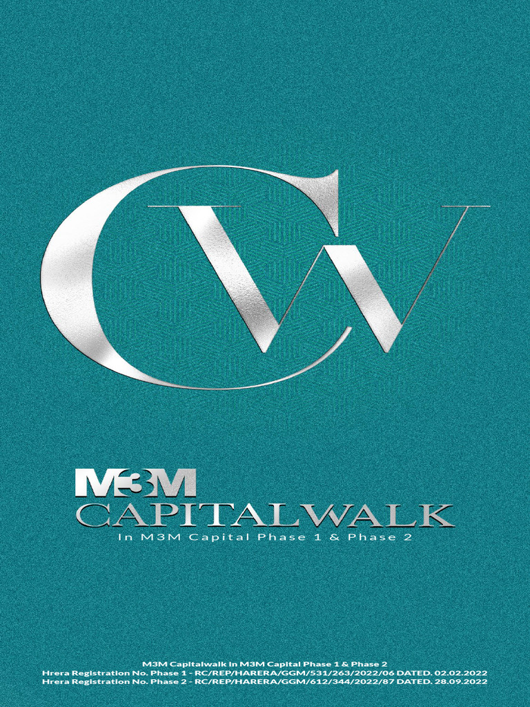 M3M Capitalwalk E - Brochure - 2nd November - 2022 | PDF