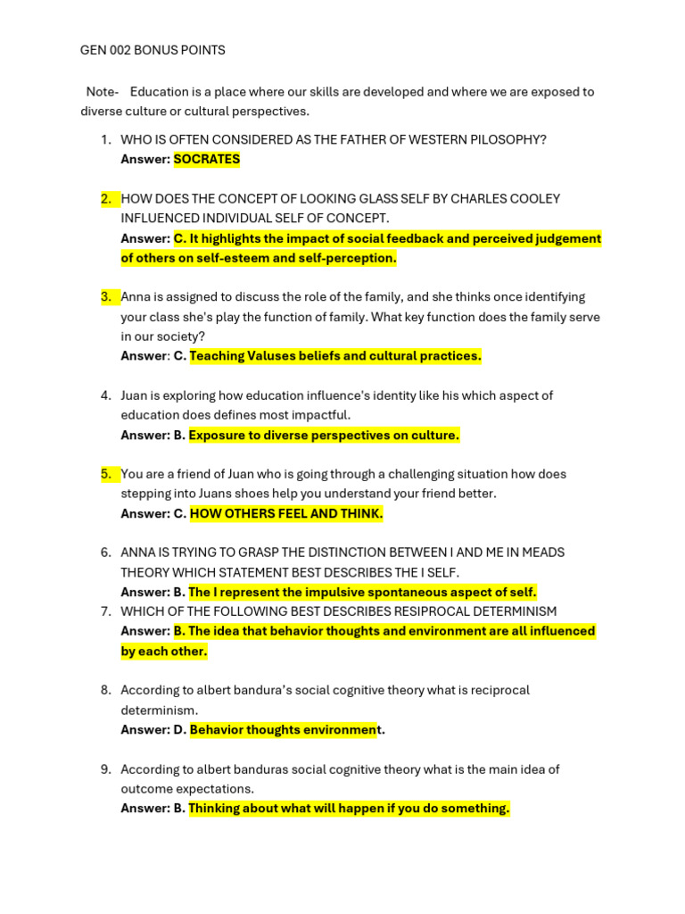 GEN-002 Bonus | PDF | Science & Mathematics