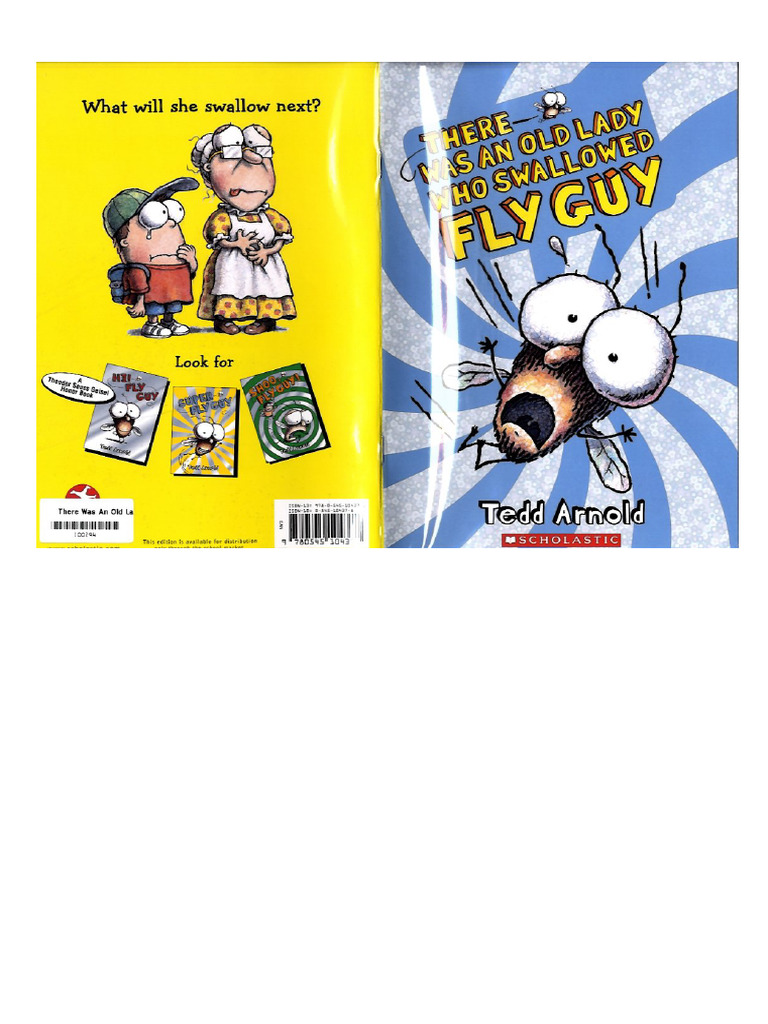 There Was An Old Lady Who Swallowed A Fly Guy (OG) | PDF