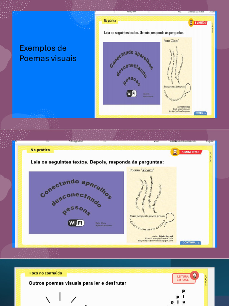 Exemplo de Poema Visual | PDF