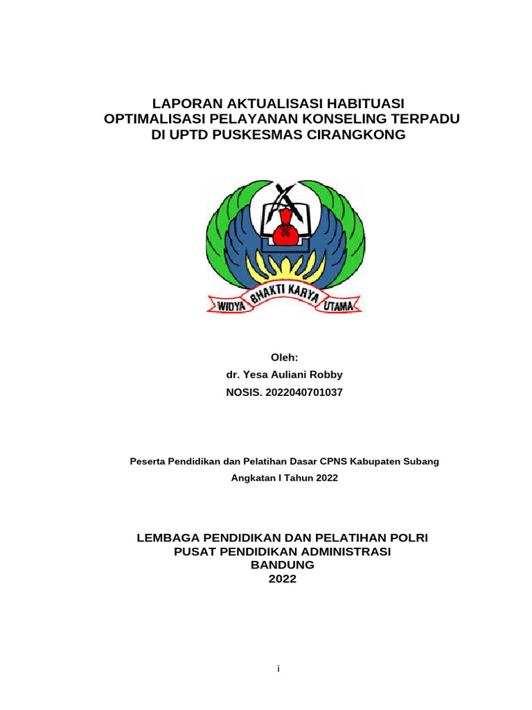 LAH Yesa Terbaru Revisi | PDF