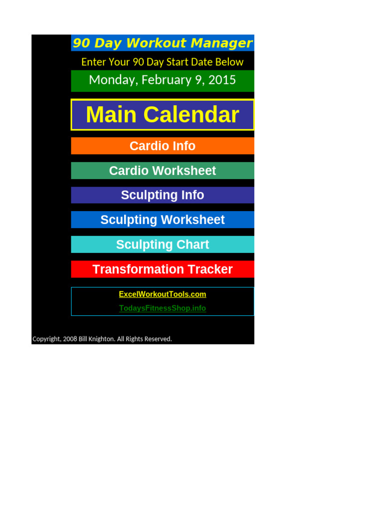 P90 - Workout Manager | PDF