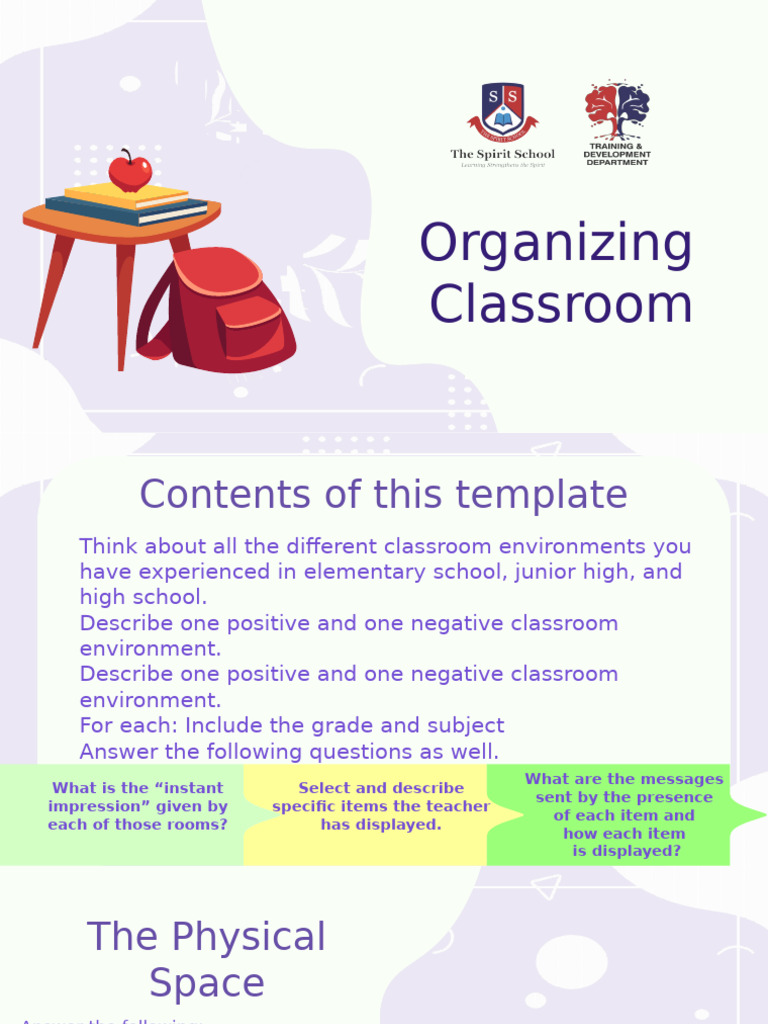 1 Organizing Classroom Theme | PDF