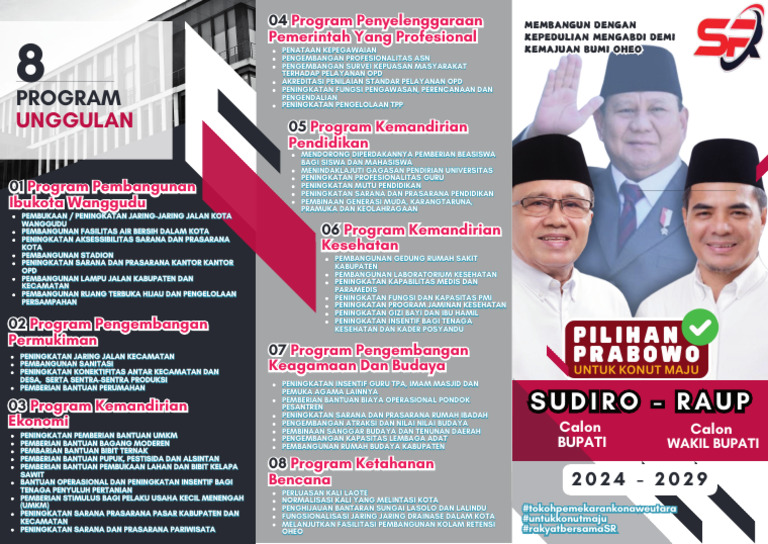Program Unggulan Sudiro-Rauf PDF | PDF