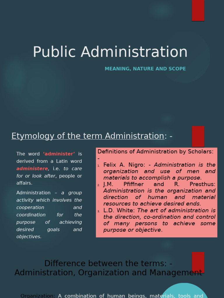 Public Administration | PDF