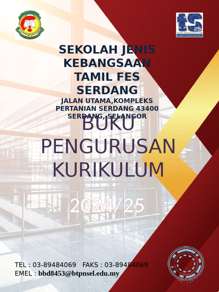 Buku Pengurusan Kurikulum 2024 (Autosaved) | PDF
