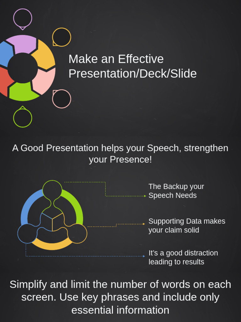 Tips To Make An Effective Presentation | PDF