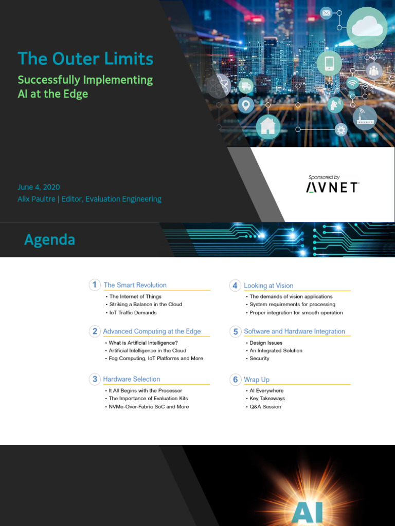 THE OUTER LIMITS Successfully Implementing AI at The Edge | PDF