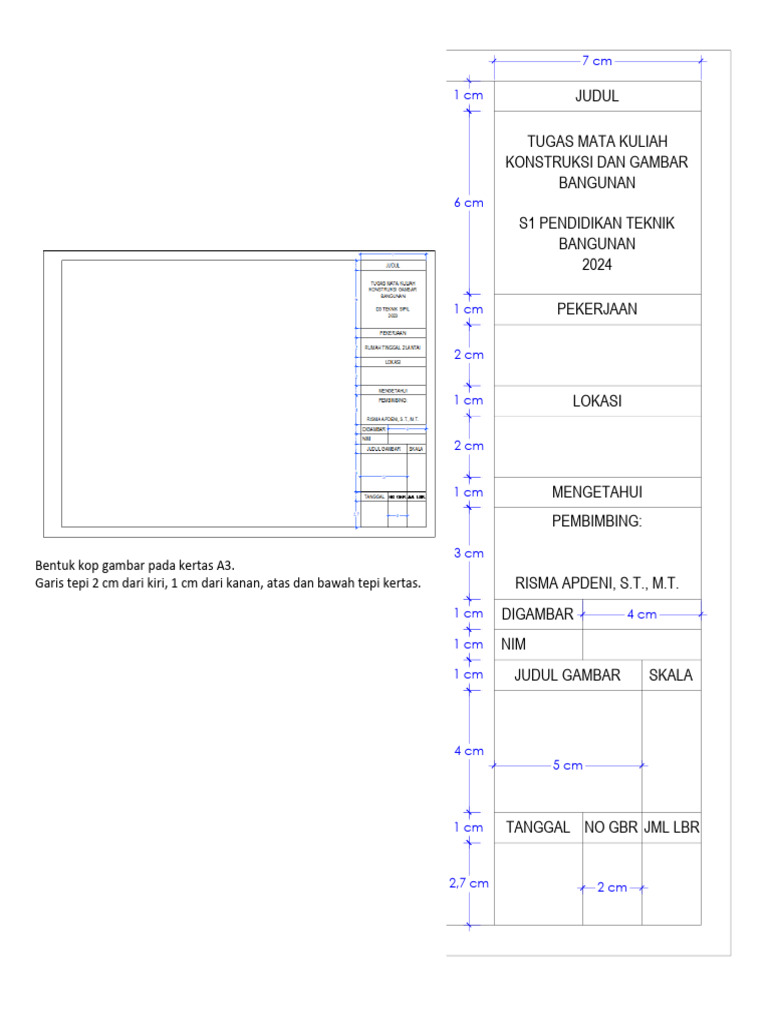 Bentuk Kop Gambar PTB | PDF