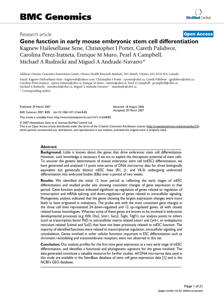 Article 4-Stem Cell | PDF