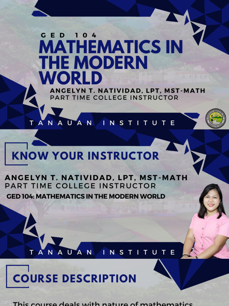 Orientation Mathematics in The Modern World | PDF