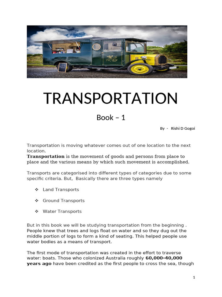 TRANSPORTATION | PDF