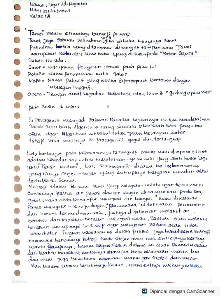 Tugas Review Film - Tegar Adi Nugroho | PDF