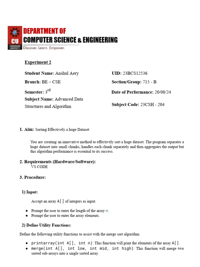 Anshul DSA worksheet (2) | PDF Anshul DSA worksheet (2) | PDF