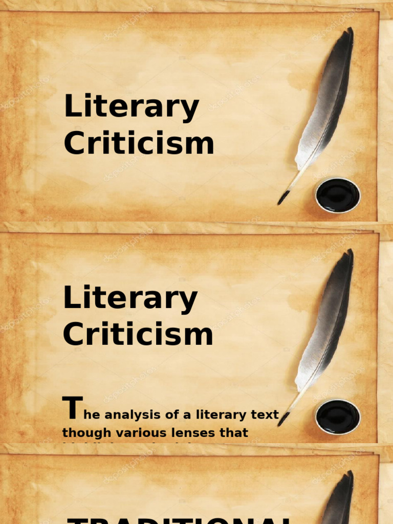 Literary Criticism | PDF
