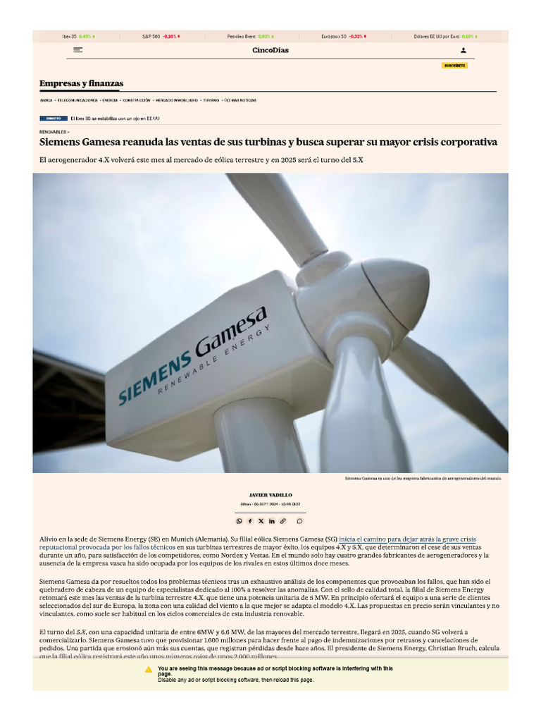 Siemens Gamesa | PDF | Crecimiento personal y profesional | Negocios