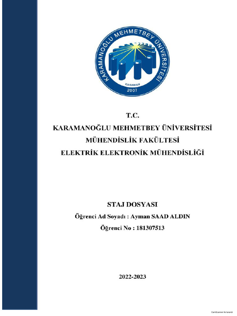 Eem - Staj Defteri̇ 2 | PDF