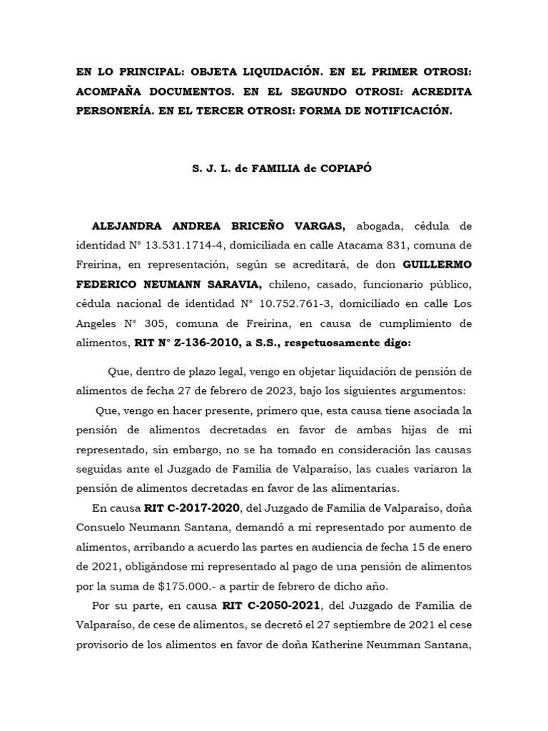 7 - Objeta Liquidacion | PDF