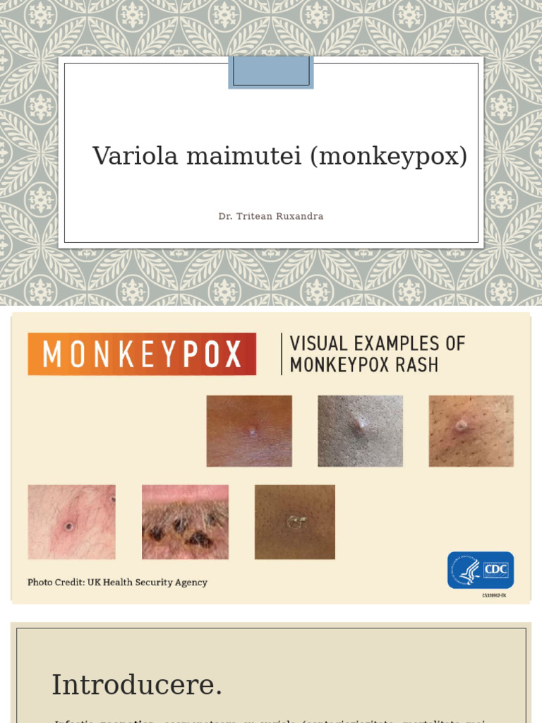 Variola Maimutei (Monkeypox) | PDF