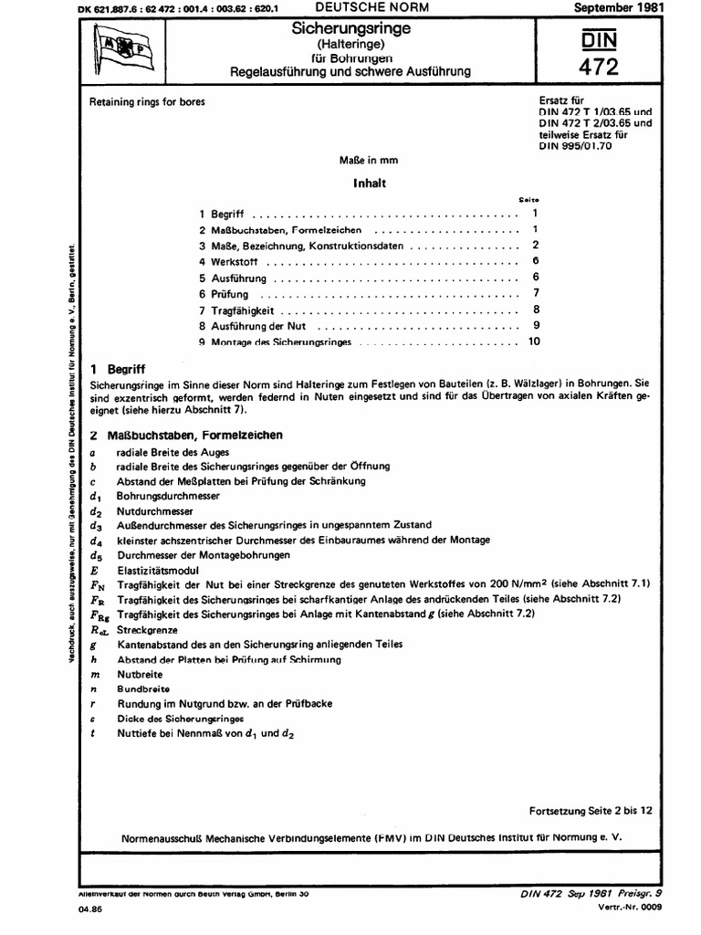 Din 00472 1981 | PDF