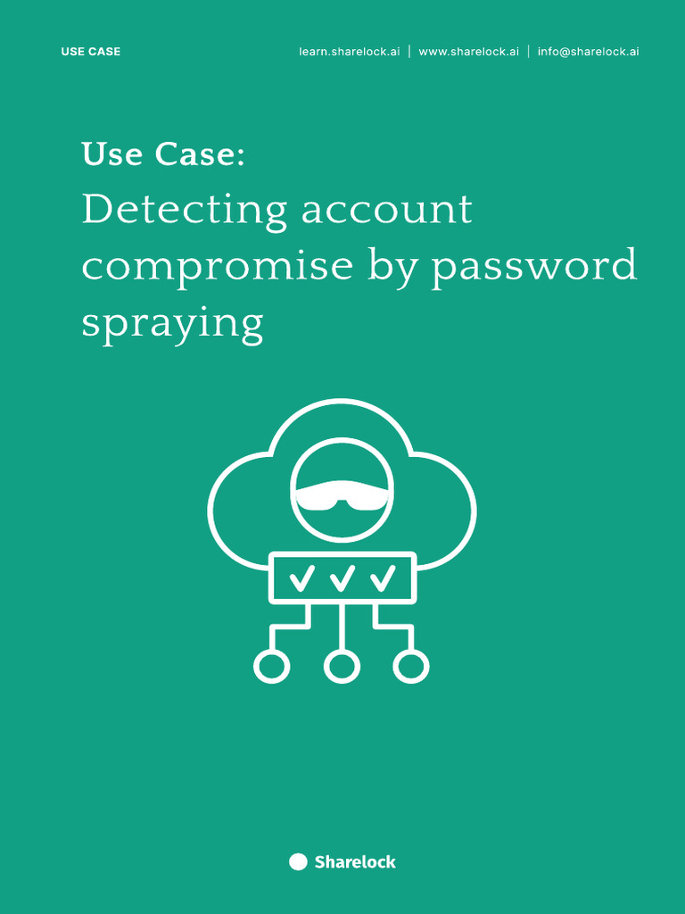 Use Cases - Detecting Account Compromise by Password Spraying | PDF