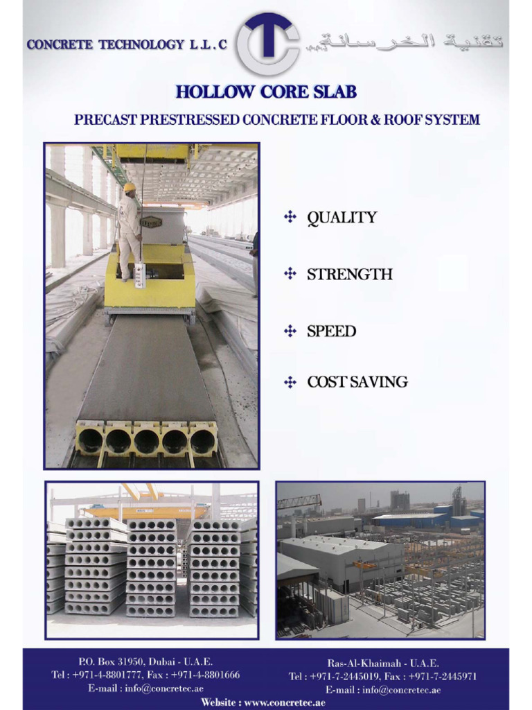 Hollow Core Slab Specs | PDF