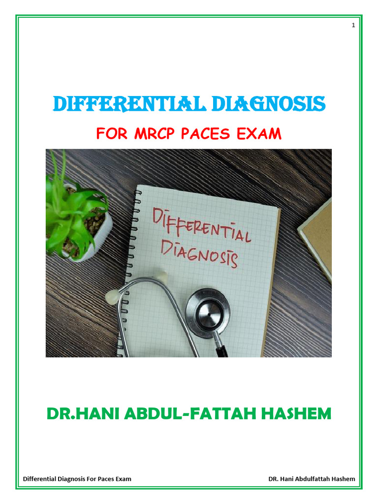 Differential Diagnosis Dr Hani Pdf