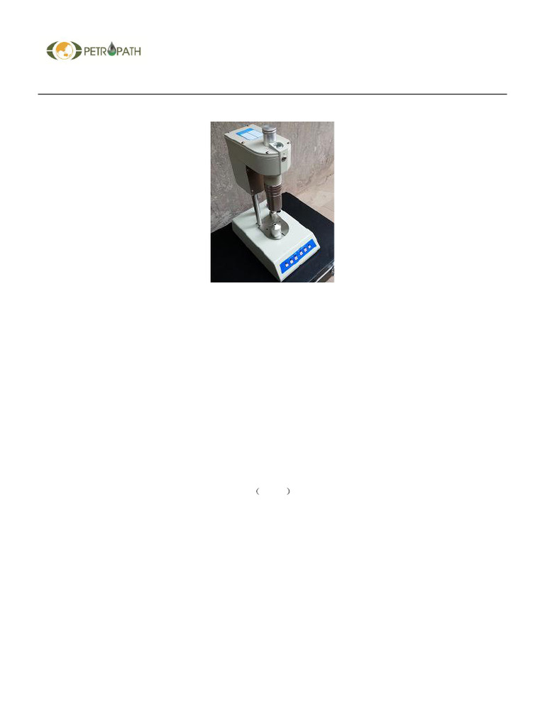 Six-Speed Rotary Viscometer (PP #022-00) | PDF