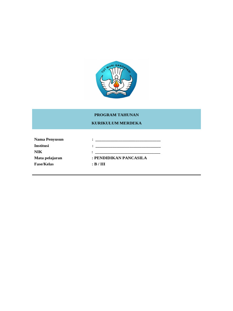 Prota Ppkn Kelas 3 Pdf