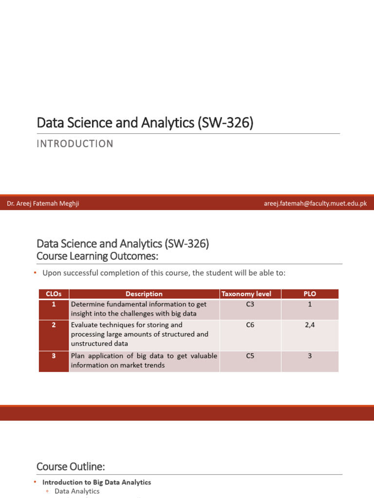 DSA 1 - Introduction - Big Data - Analytics | PDF