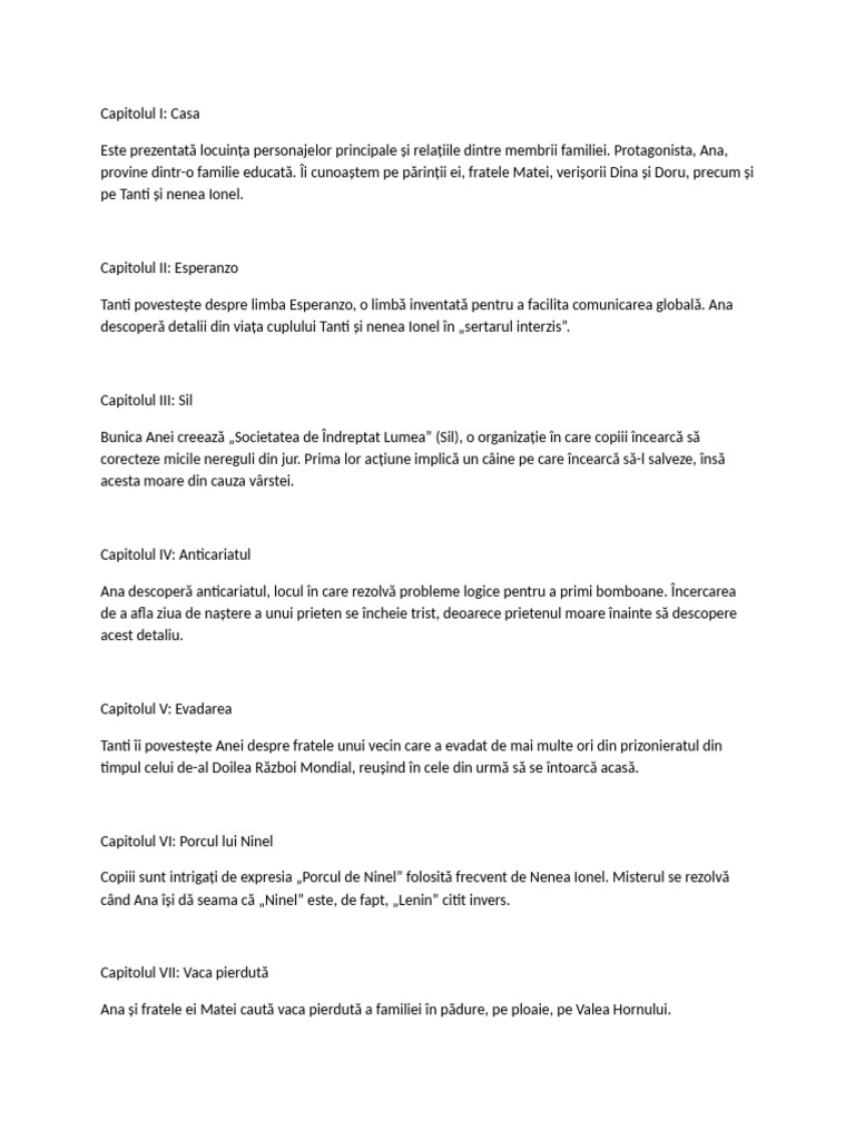 Inocentii Rezumat | PDF