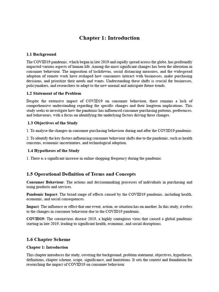 Sample Template For Field Project Report | PDF