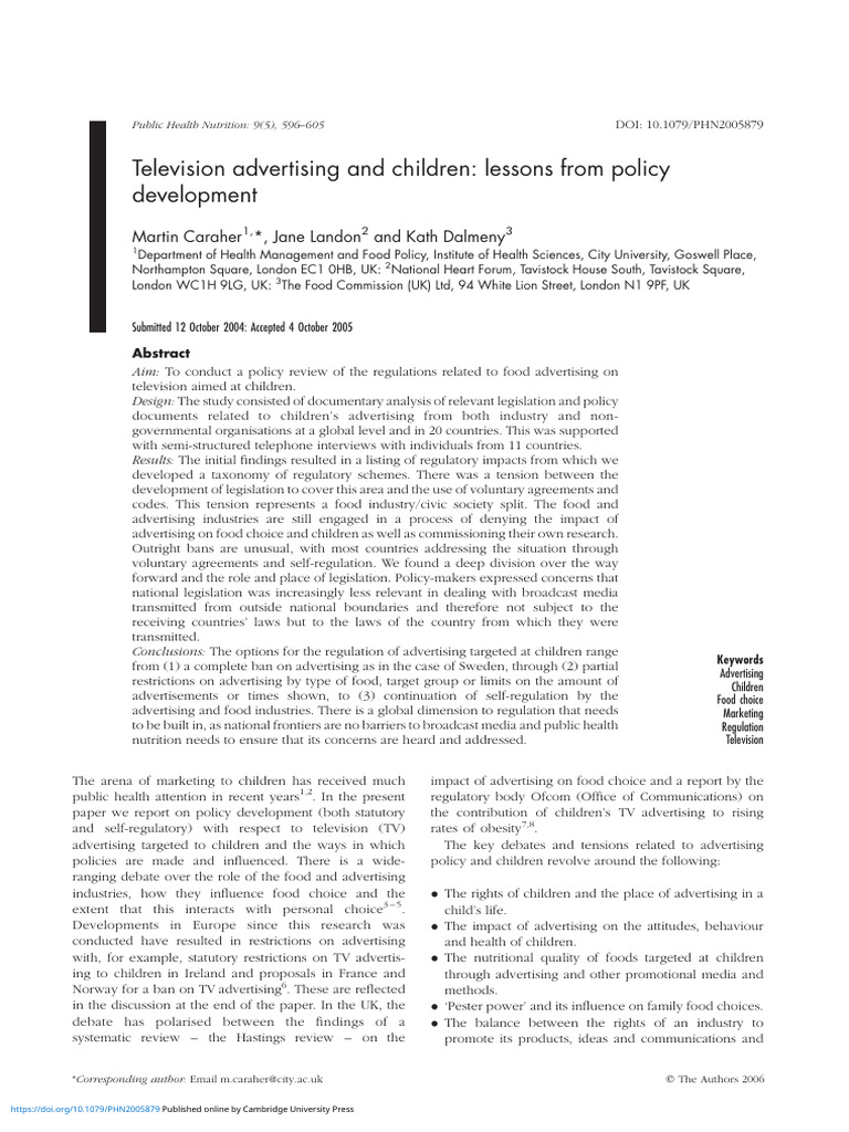 television-advertising-and-children-lessons-from-policy-development | PDF