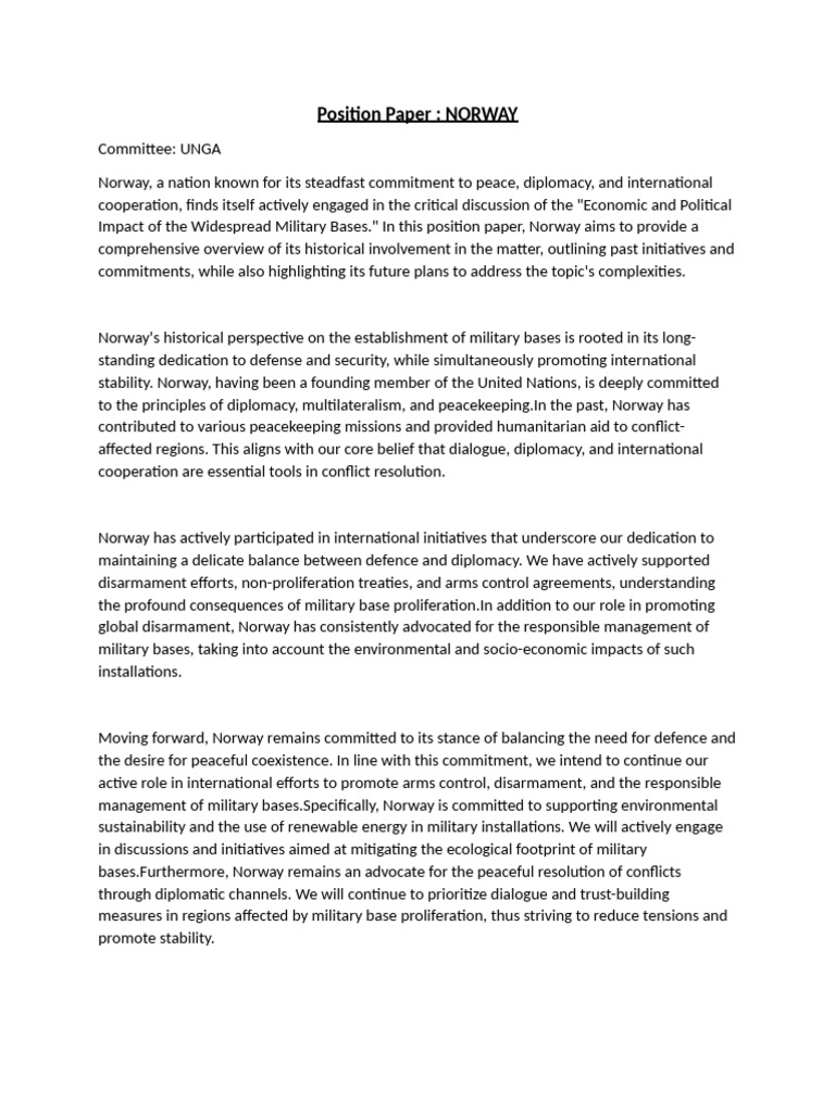 Position Paper 01 | PDF