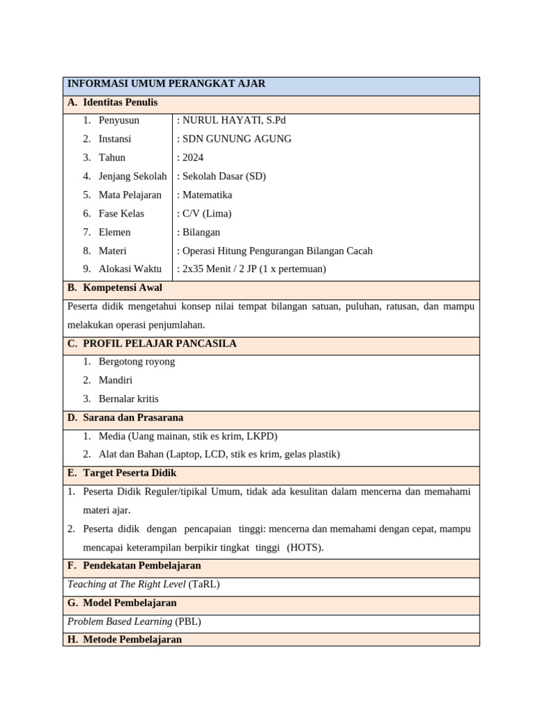 MODUL Bu Nurul | PDF