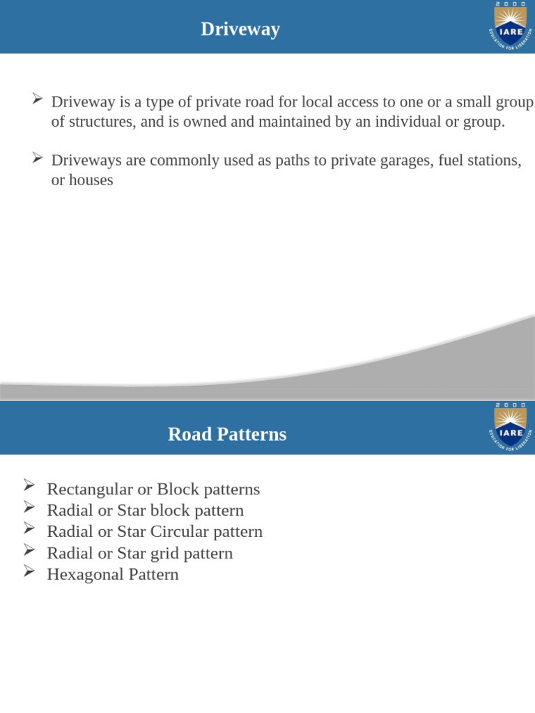 Road Pattern | PDF