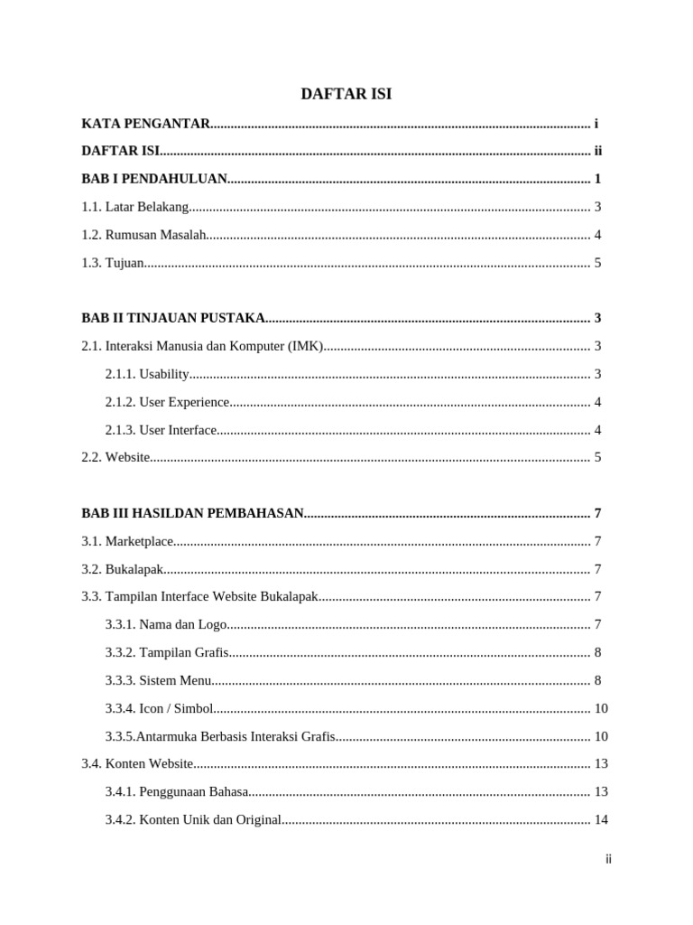 3-Daftar Isi | PDF