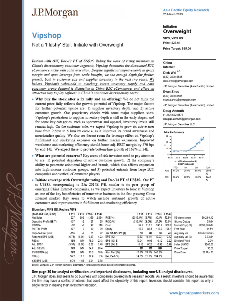 J.P.Morgan-VIPS report | PDF