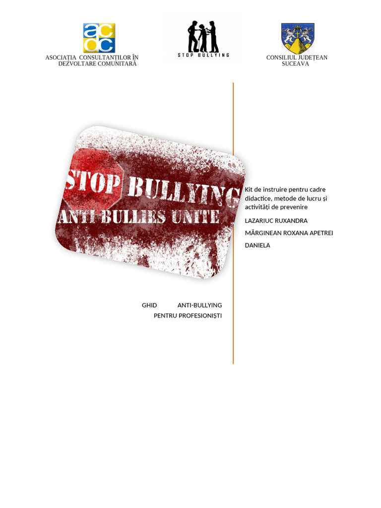 Manual Anti-Bullying Editat Roxana Final | PDF