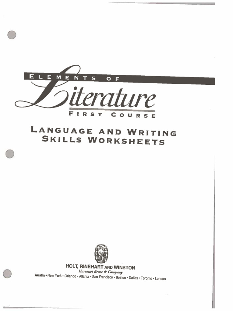 Elements of Literature | PDF
