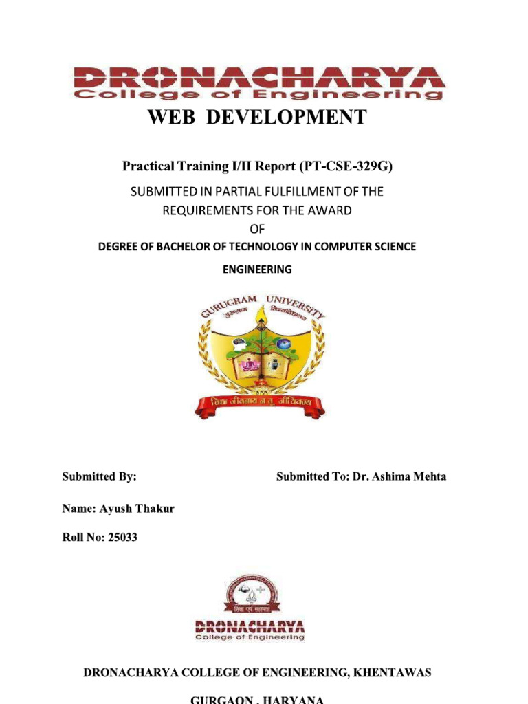 Shashwat Report | PDF