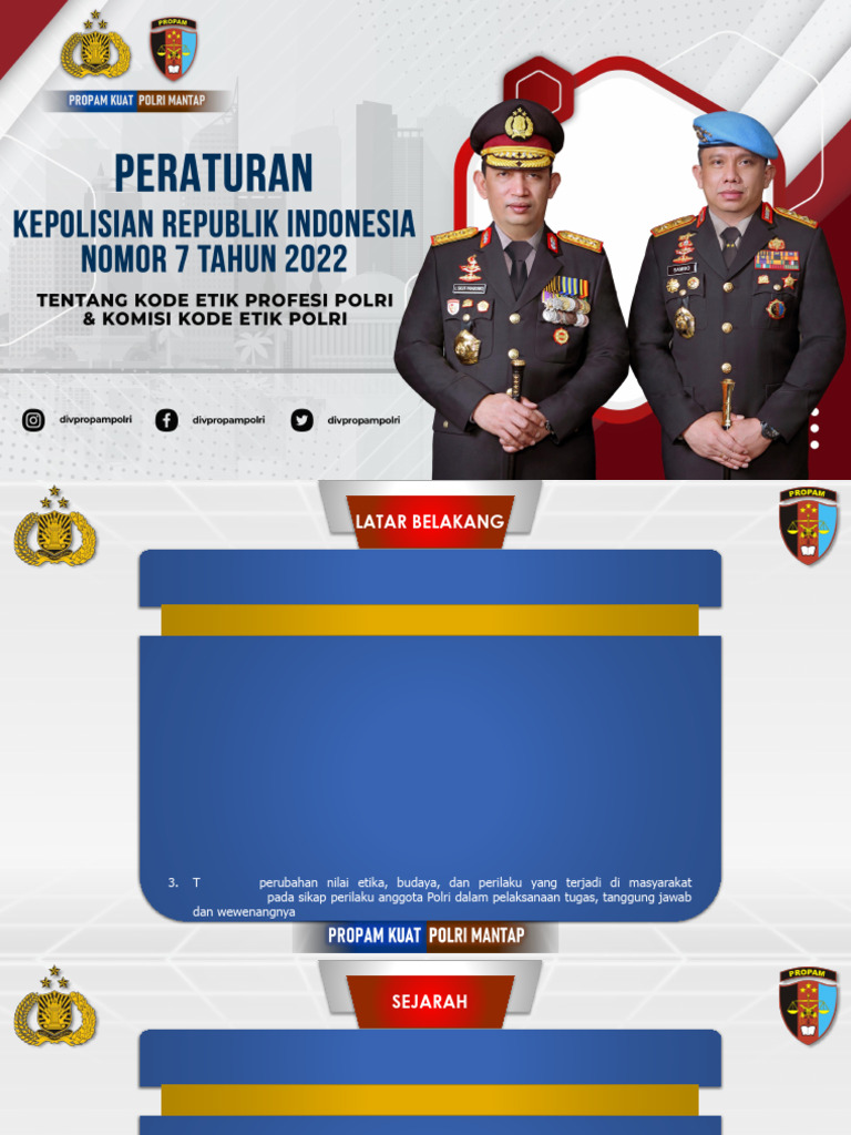 Paparan Perpol Nomor 7 Tahun 2022 | PDF