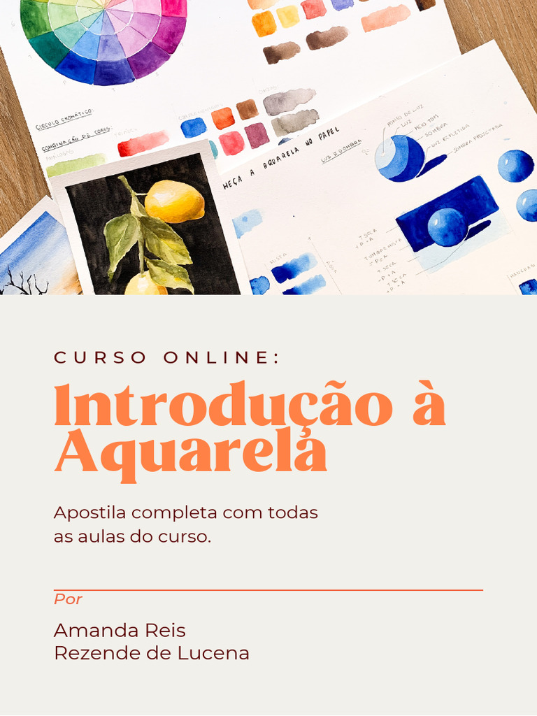 Apostila+Curso+Introdu%E7%E3o+%E0+Aquarela+ | PDF