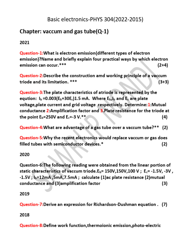Basic Electronics | PDF