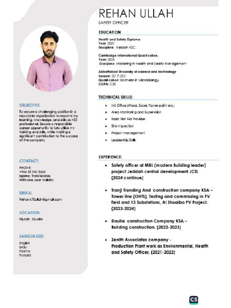 Rehan Ullah CV. Updated 8 Aug - Compressed | PDF
