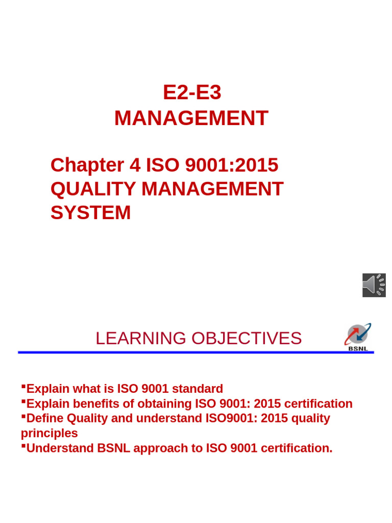 e2-e3_ppt_chapter 4. Iso 9001-2015 Qms | PDF