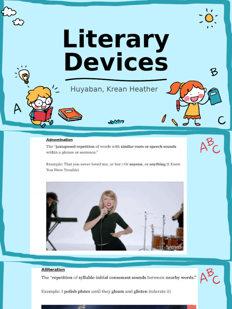 Literary Devices | PDF