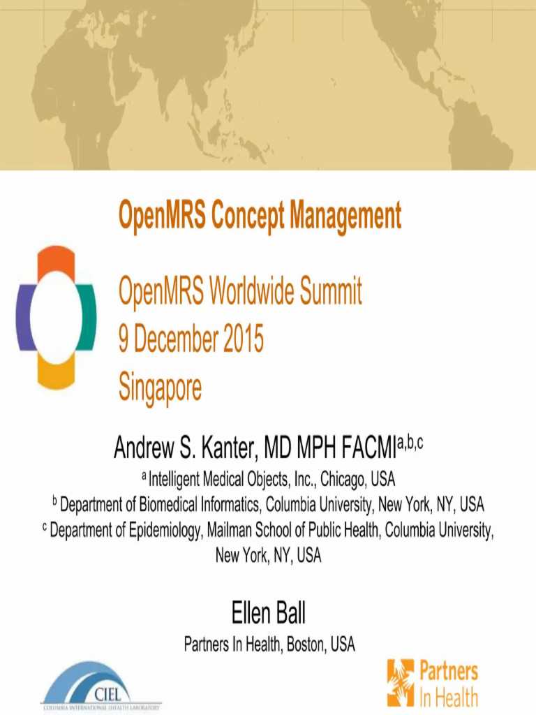 openMRS Concept | PDF