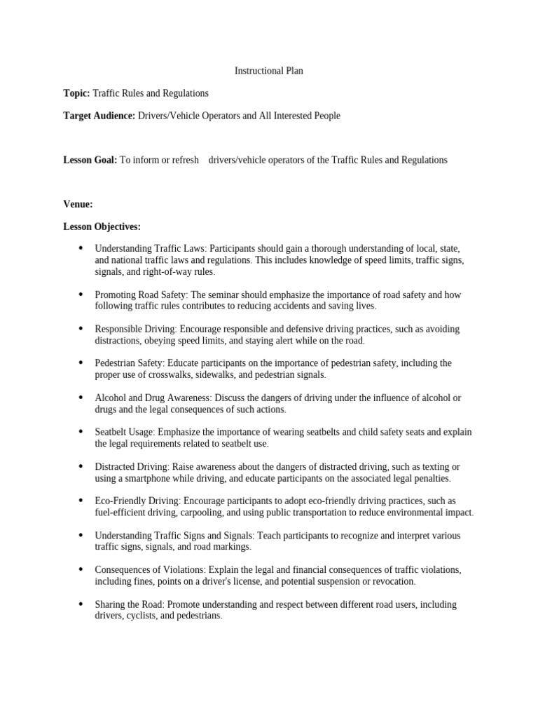 Instructional Plan | PDF