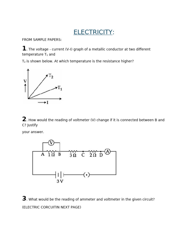 ELECTRICITY | PDF